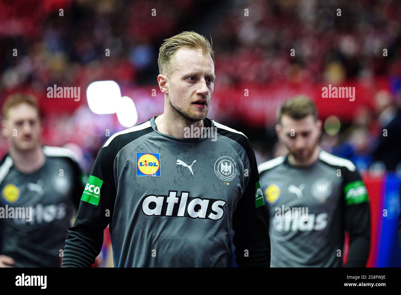 Luca Witzke (Deutschland, #07) DEN, Daenemark vs. Deutschland, Handball ...