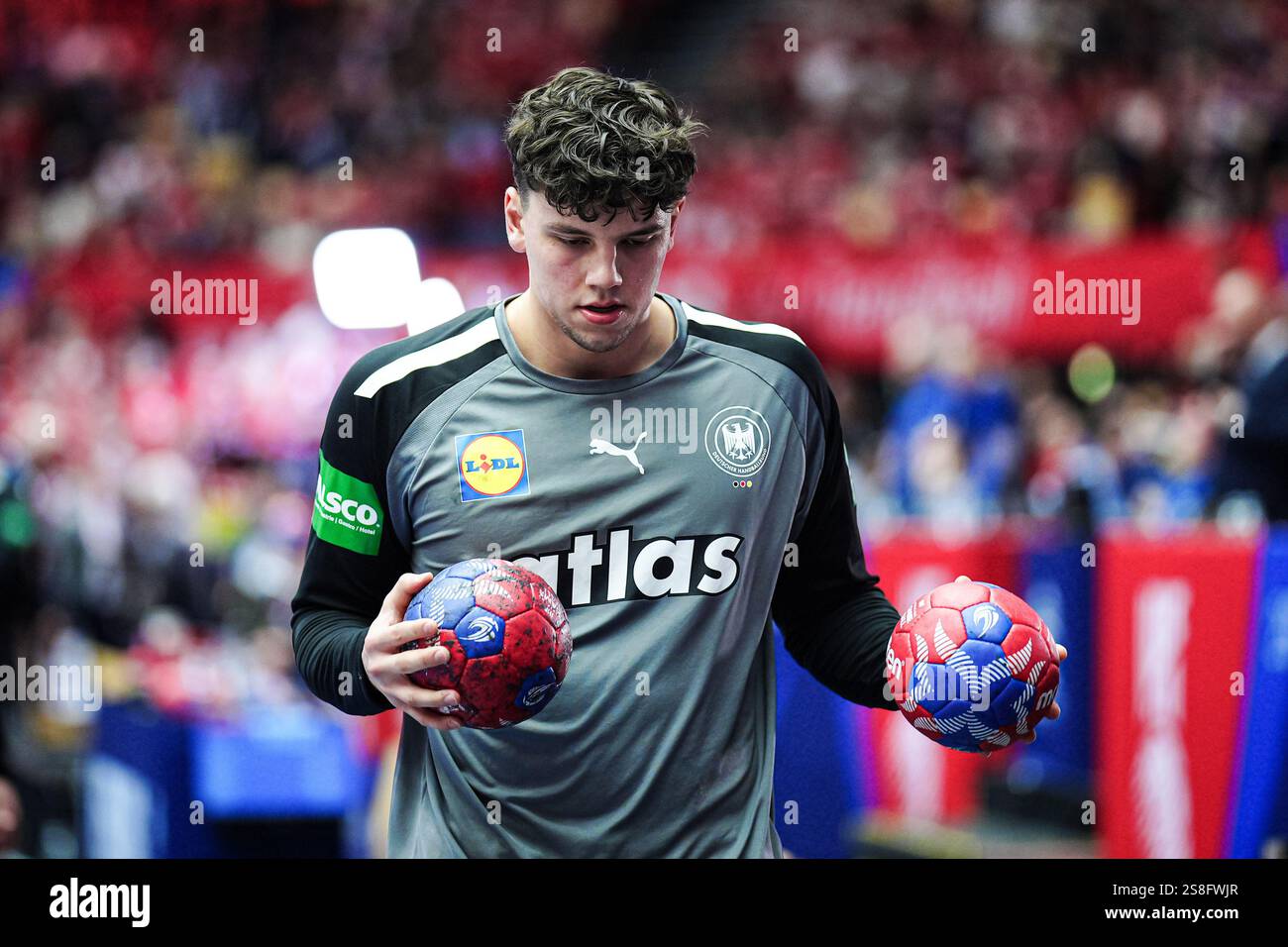 Marko Grgic (Deutschland, #71) DEN, Daenemark vs. Deutschland, Handball, IHF Weltmeisterschaft ...