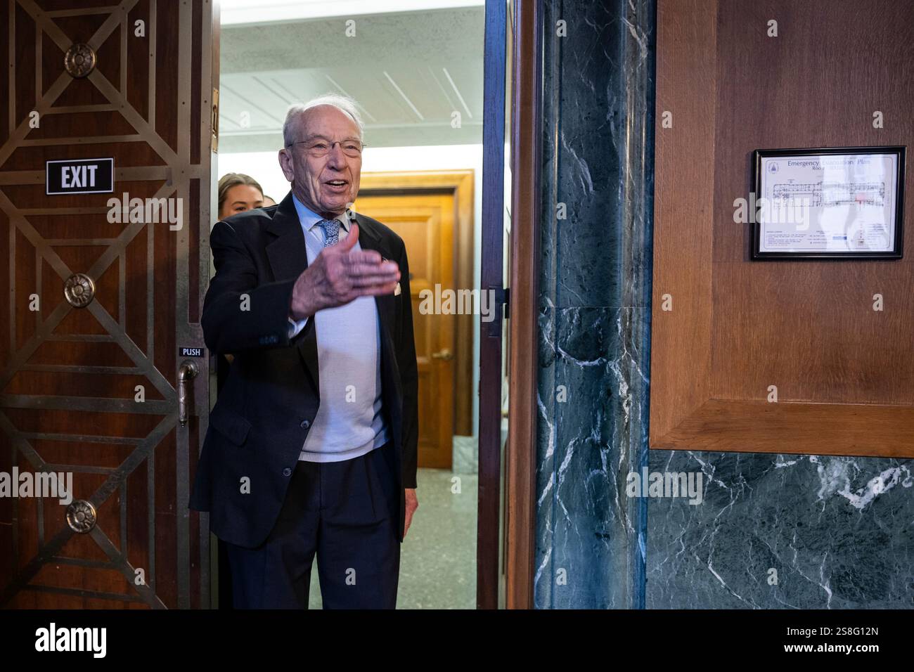 Senate Judiciary Committee Chair Chuck Grassley (R-Iowa) arrives for an ...
