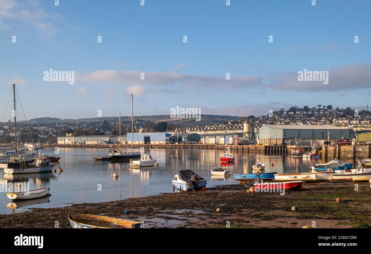 The River teign back beach in Teignmouth, Devon Stock Photo - Alamy