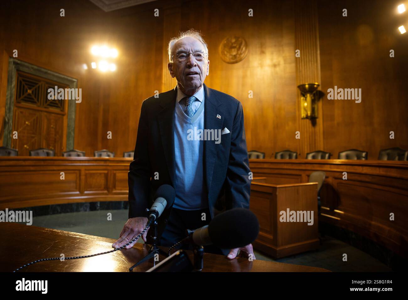 Senate Judiciary Committee Chair Chuck Grassley (R-Iowa) arrives for an ...