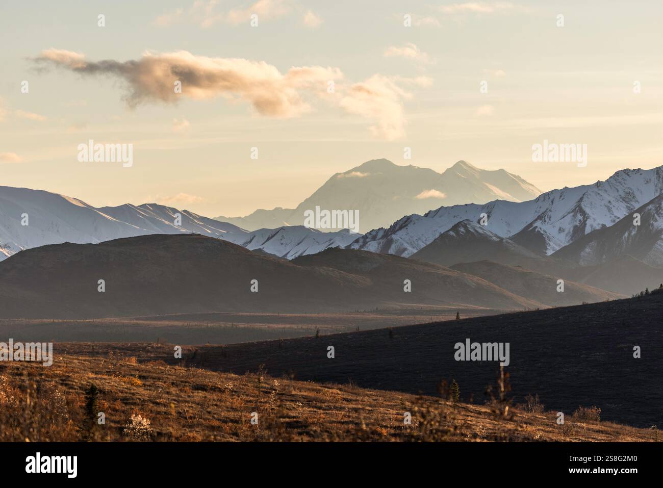 Denali (aka Mount McKinley Stock Photo - Alamy