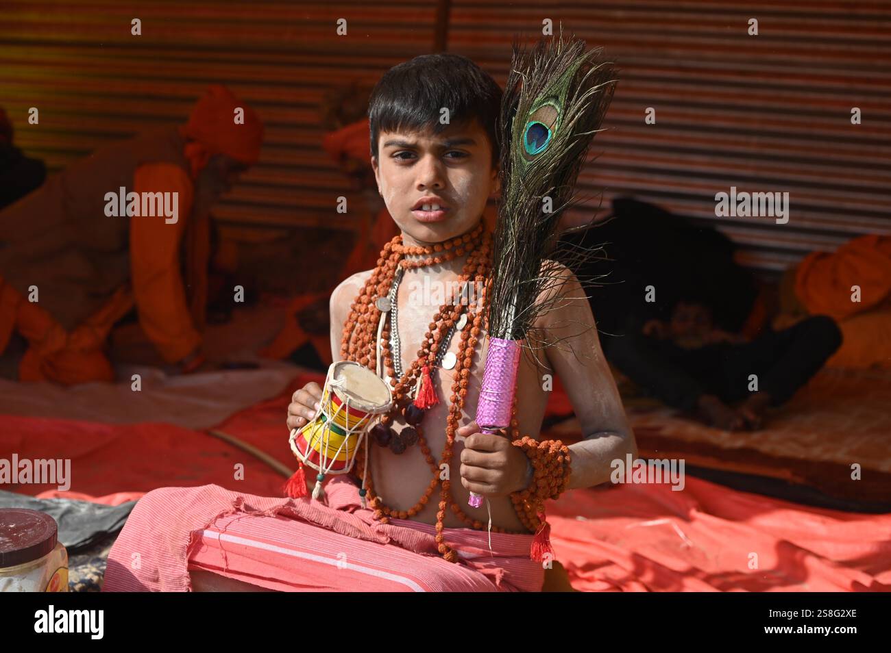 Sadhu child hi-res stock photography and images - Alamy
