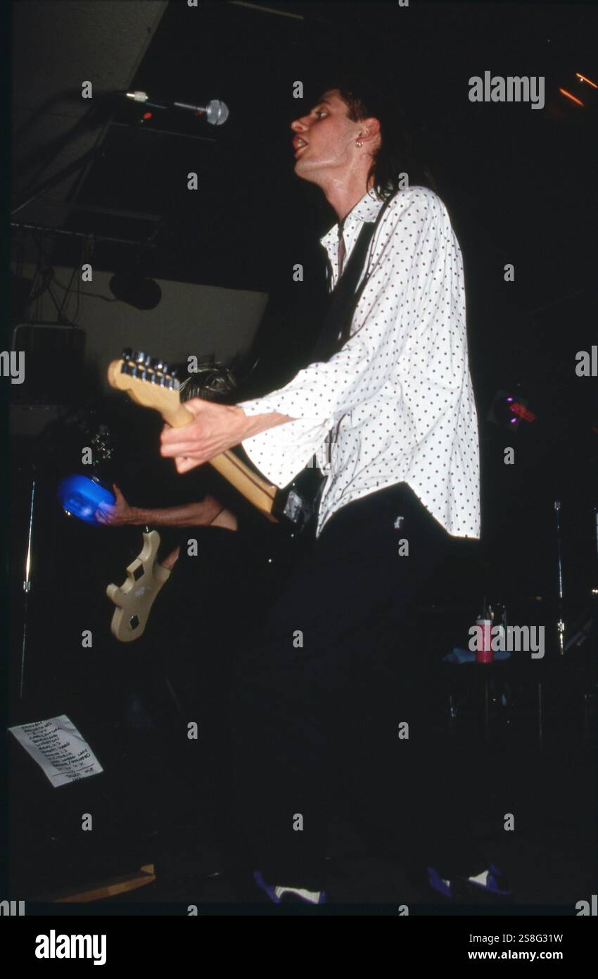 Mike Edwards of Jesus Jones performing in 1991 Credit: mpiRR ...