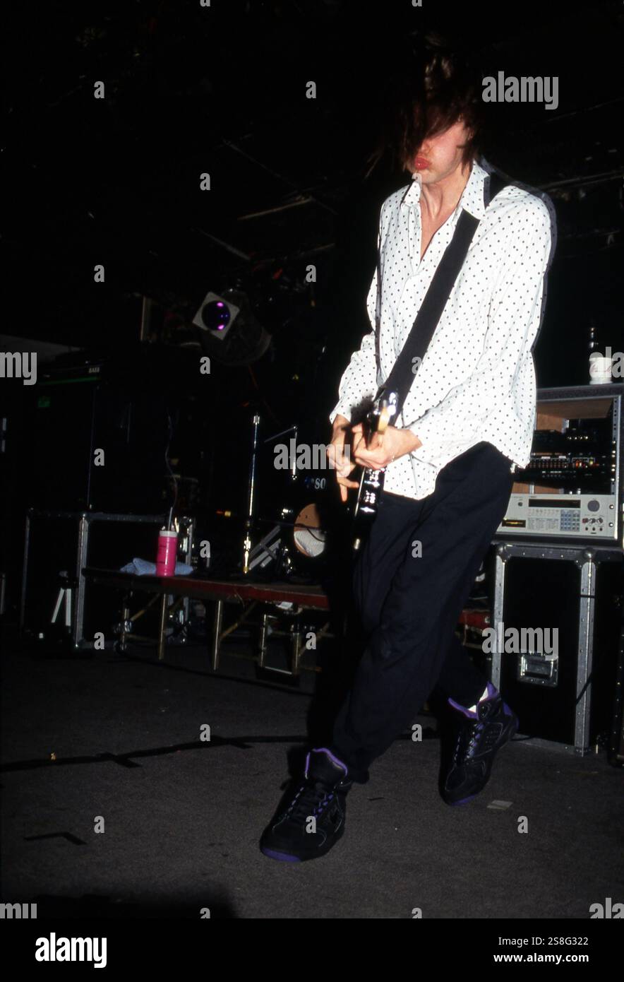 Mike Edwards of Jesus Jones performing in 1991 Credit: mpiRR ...