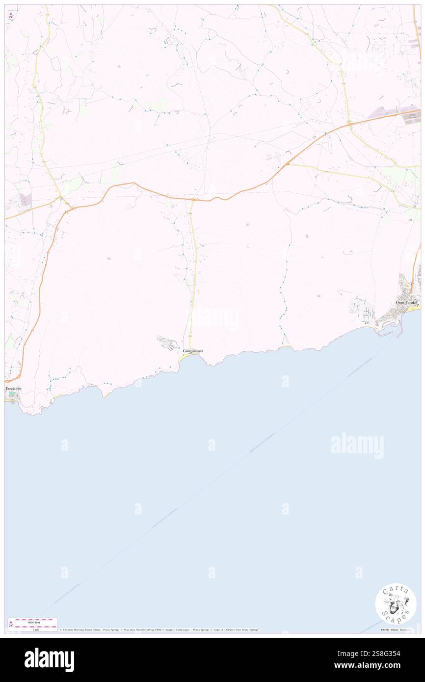 Morro de la Pila, Provincia de Las Palmas, ES, Spain, Canary Islands, N ...