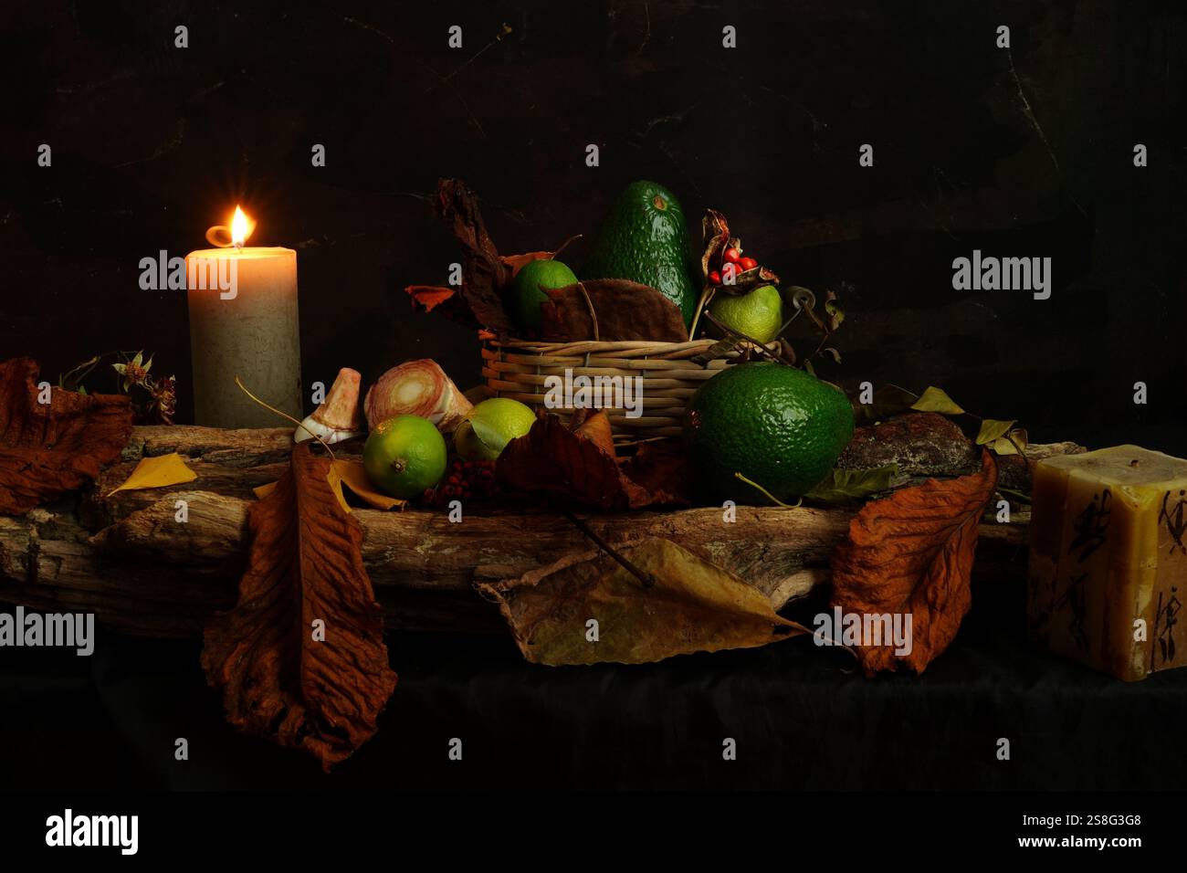 Autumn Still Life in chiaroscuro Stock Photo - Alamy