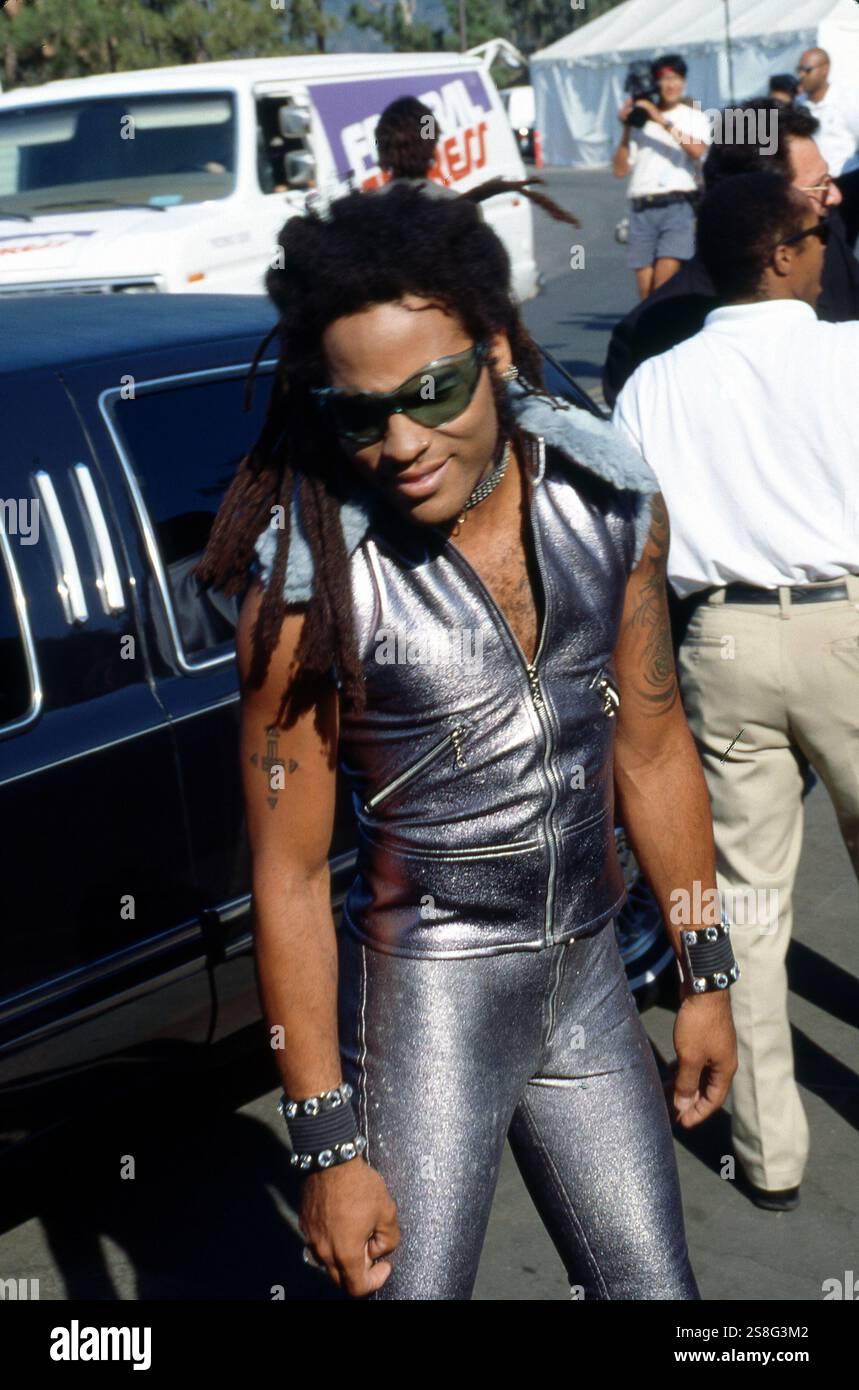 Lenny Kravitz at the MTV Video Music Awards in 1993 Credit: mpiRR ...