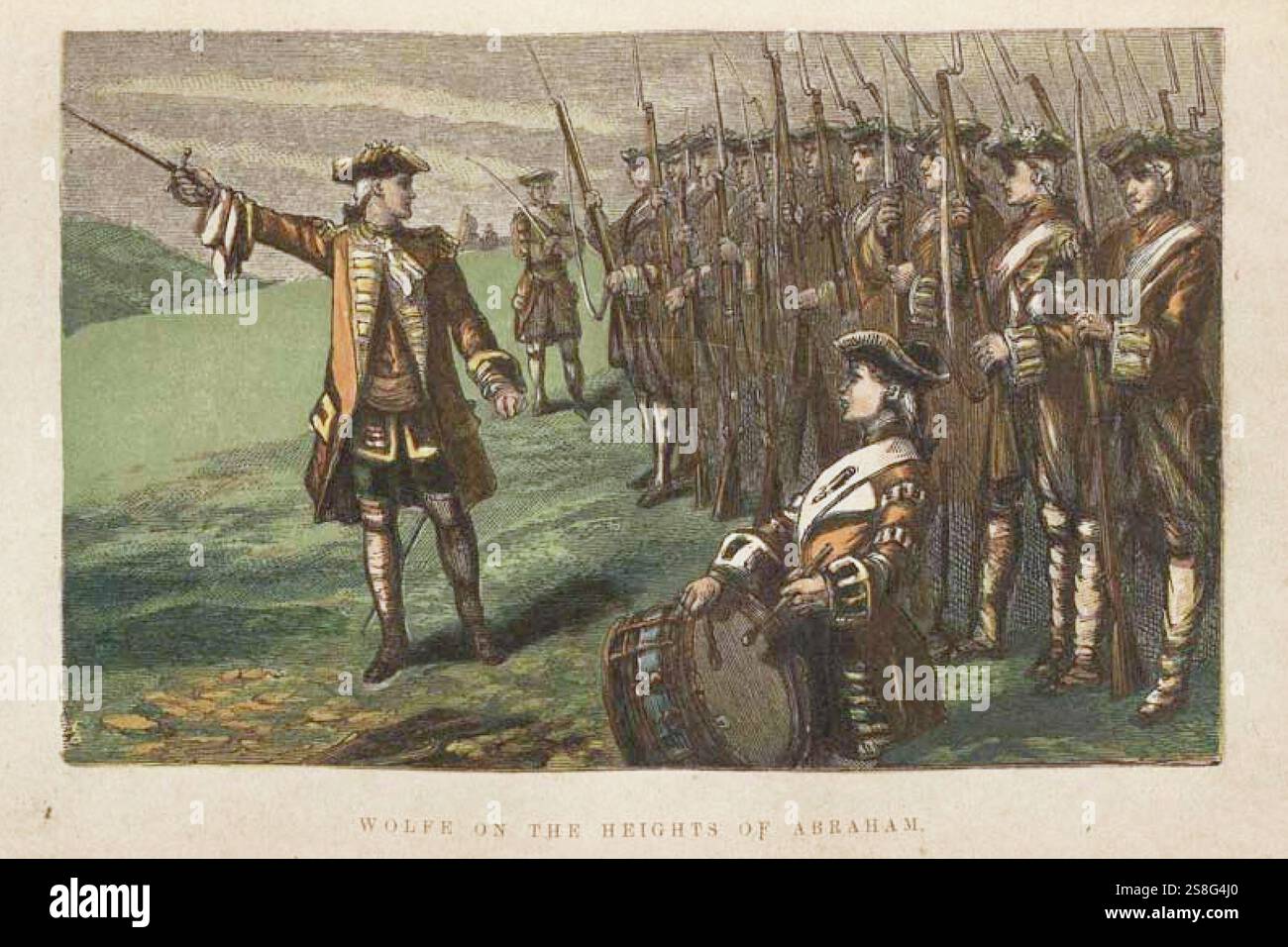 General Wolfe on the Heights of Abraham, The Battle of the Plains of ...