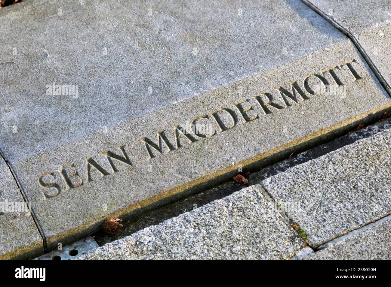 sean macdermott memorial in arbour hill cemetery burial place of the ...