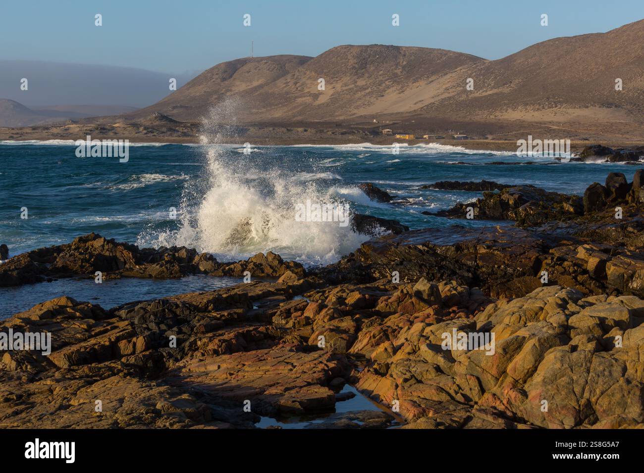 Pacific ocean coast in Chile Stock Photo - Alamy