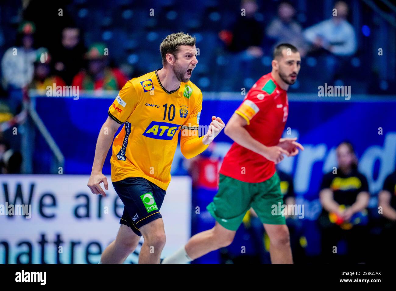 Fornebu 20250122. Sweden's Niclas Ekberg during the World Championship ...