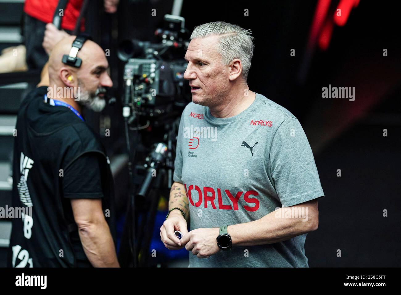 Nikolaj Bredahl Jacobsen (Daenemark, Trainer) DEN, Daenemark vs ...