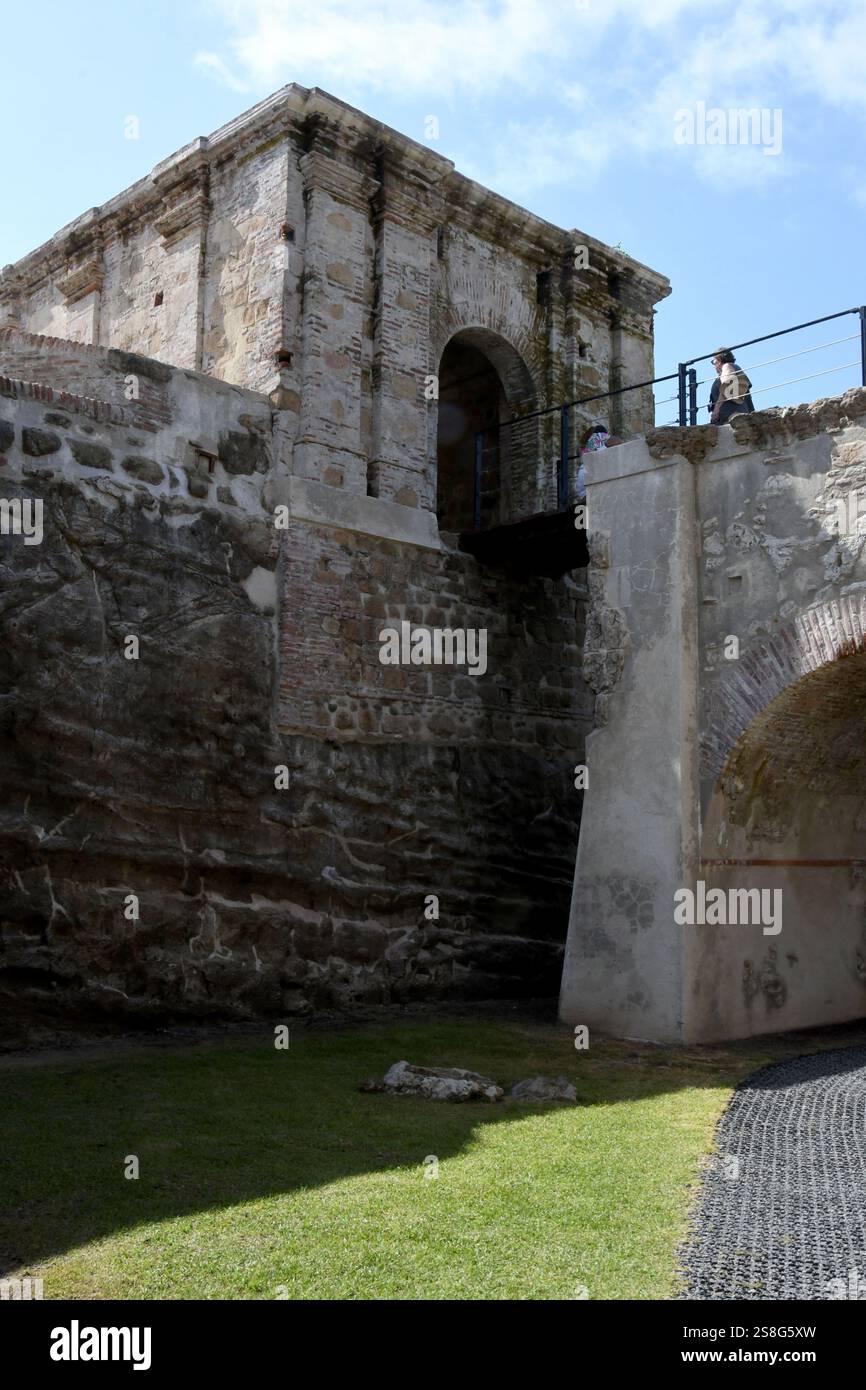 Colon, USA. 12th Jan, 2025. The ruins of Fort San Lorenzo near Colon ...
