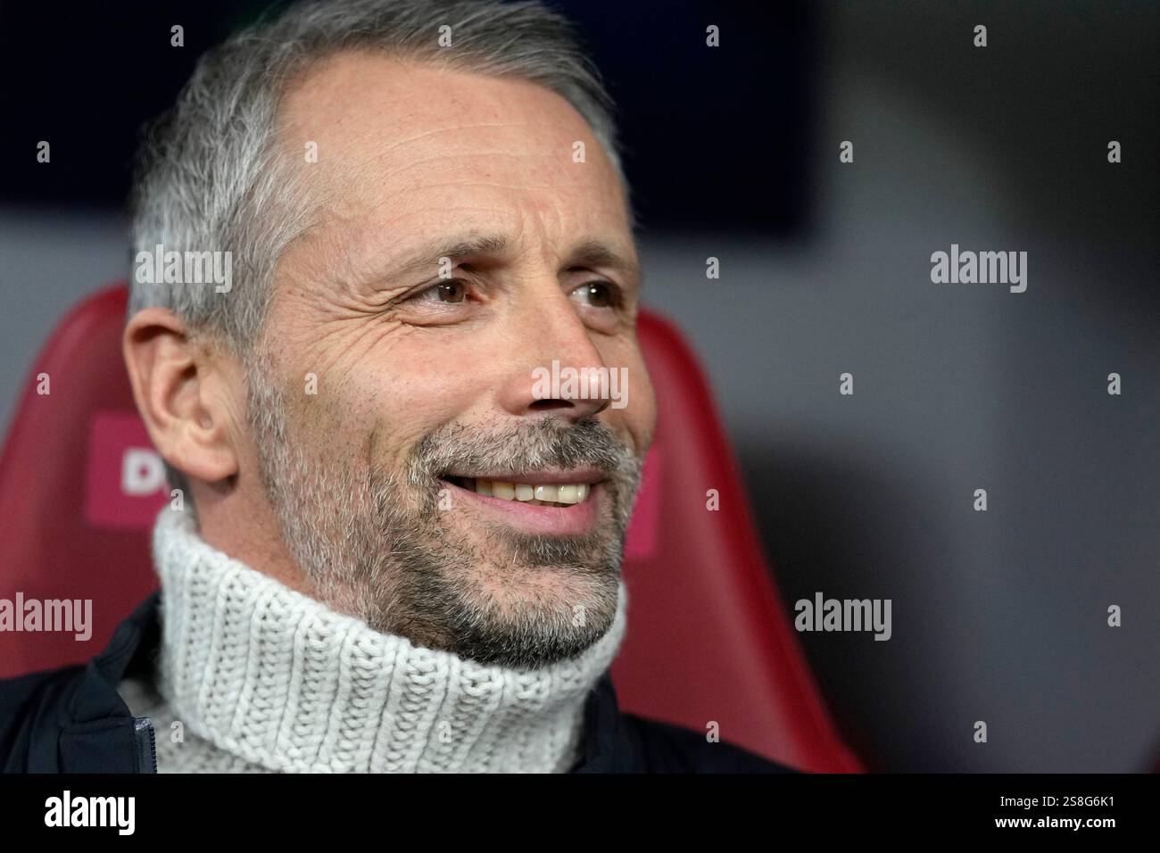 Leipzig's head coach Marco Rose waits for the start of the Champions ...