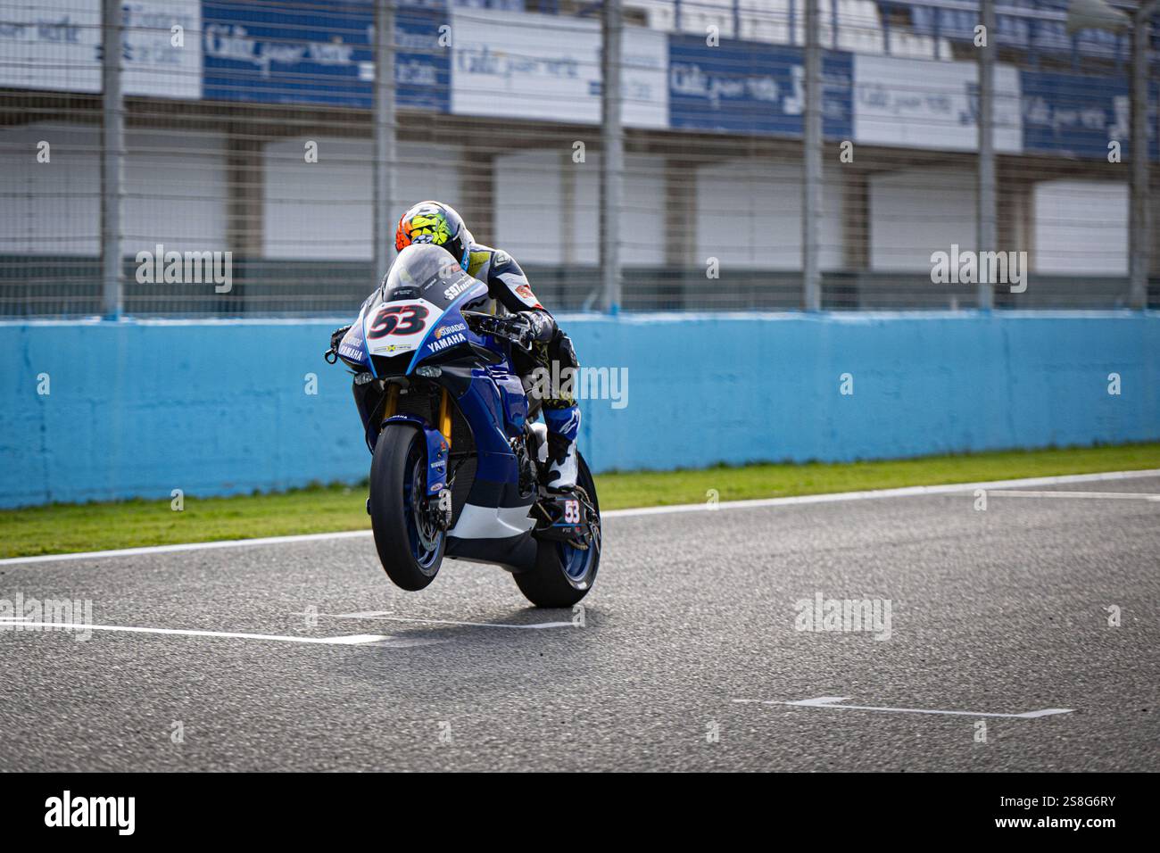 Jerez, Spain. 22nd Jan, 2025. 53, Tito Rabat, ESP, Yamaha YZF R1 Yamaha ...