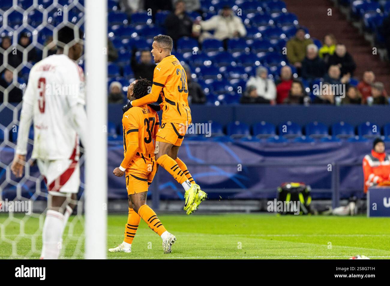 FC Shakhtar Donetsk bejubeln das Tor, 1:0 durch Kevin (FC Shakhtar ...