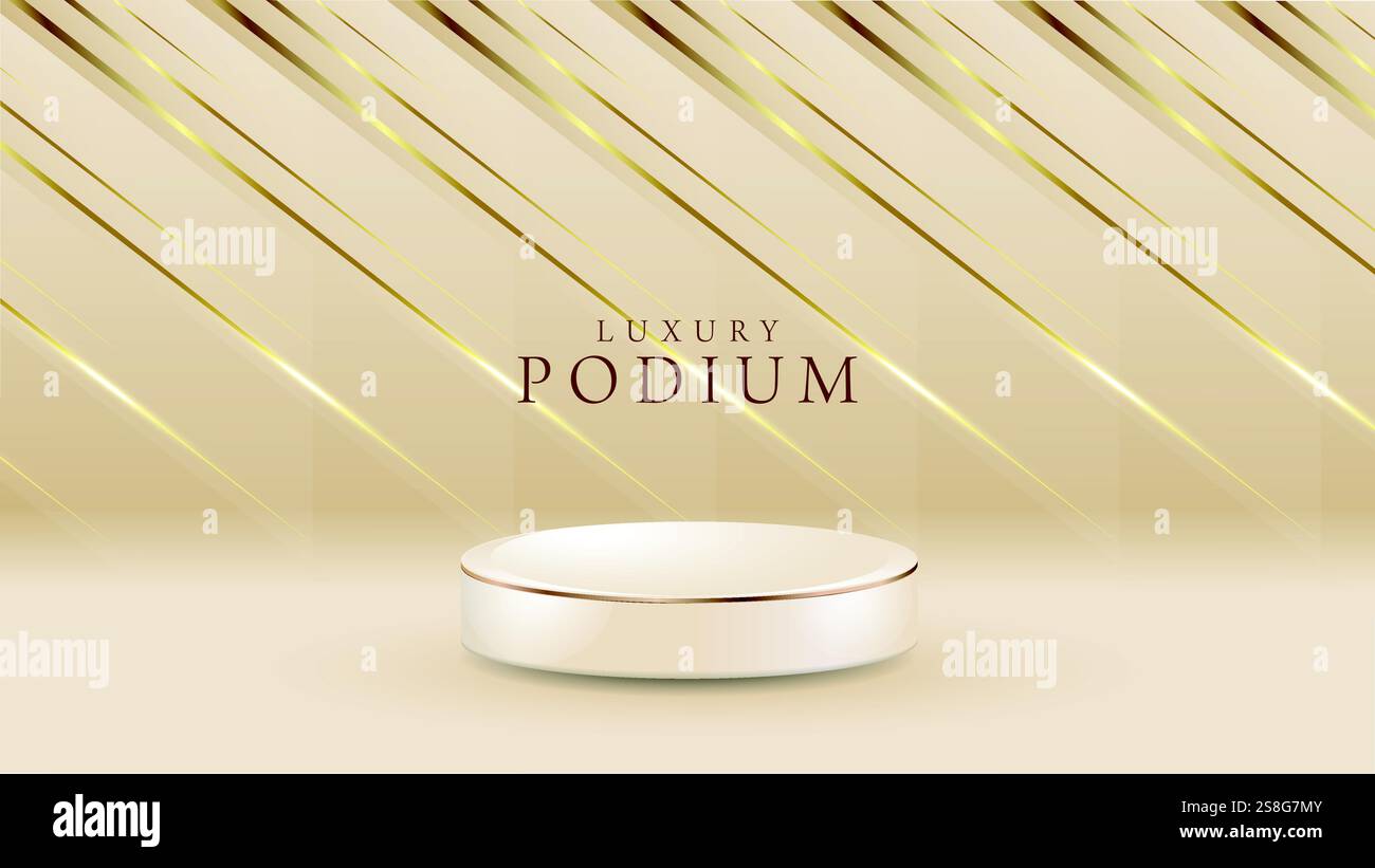 Golden cylinder Stock Vector Images - Alamy