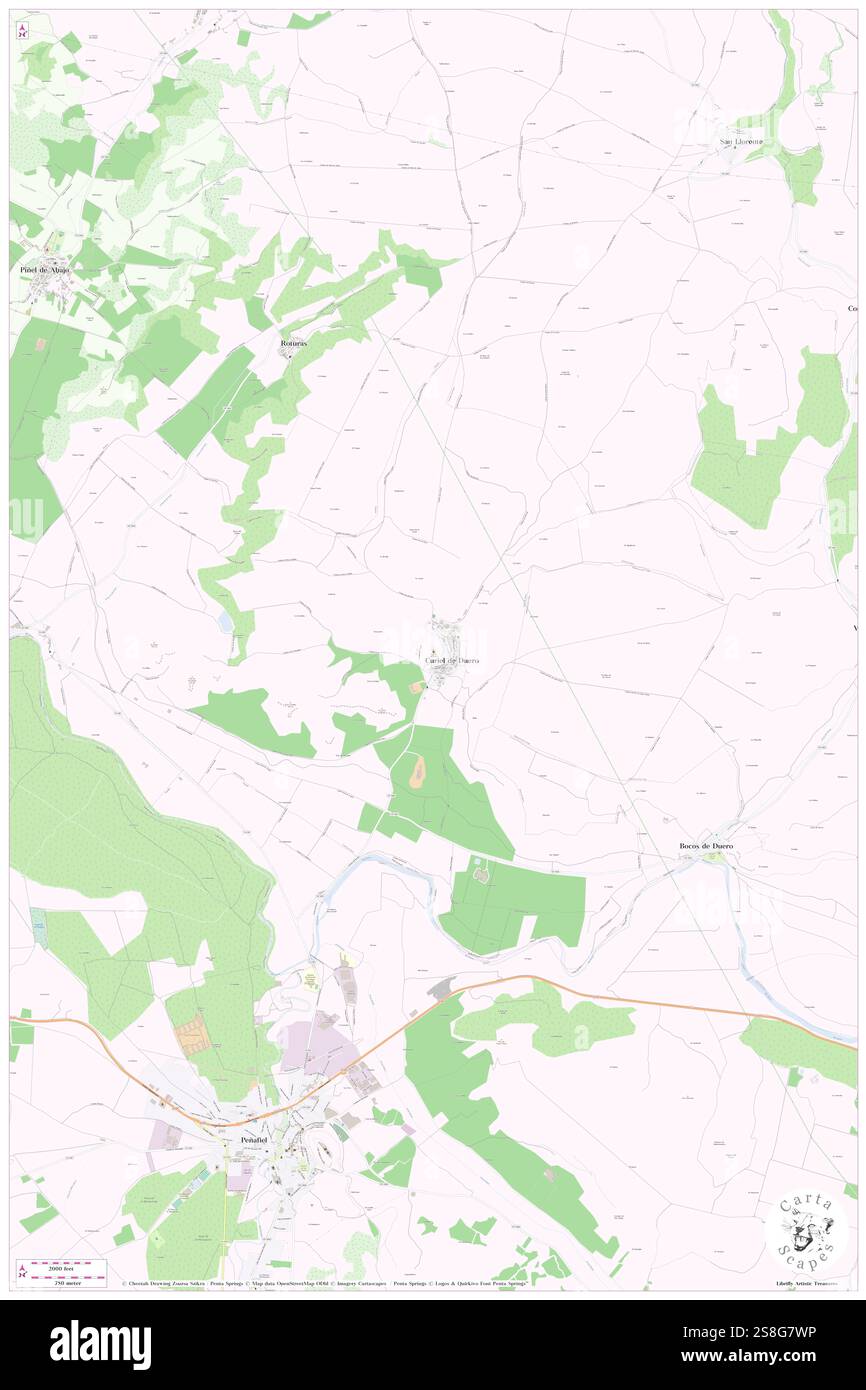 Castillo de Curiel, Provincia de Valladolid, ES, Spain, Castille and ...