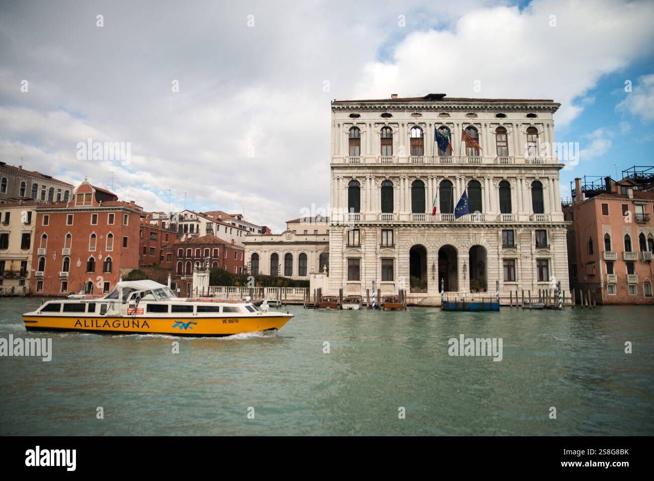 Venice, Italy. 22nd Jan, 2025. Palazzo Corner della Ca' Granda, also ...