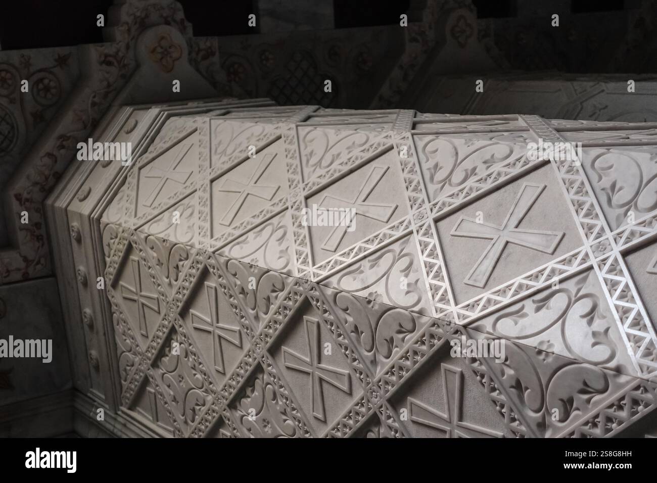 Royal burial vaults inside the Royal Site of San Lorenzo de El Escorial ...