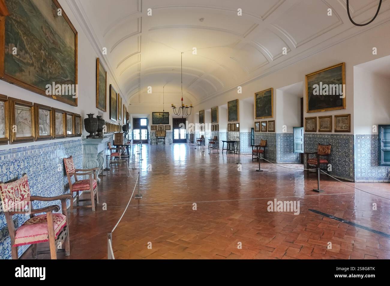 Philip II residence inside the Royal Site of San Lorenzo de El Escorial ...