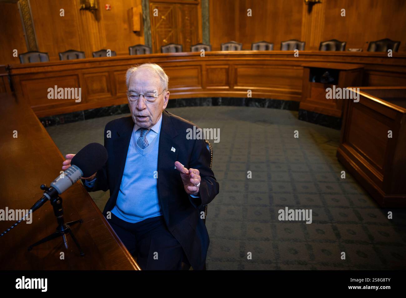 Senate Judiciary Committee Chair Chuck Grassley (R-Iowa) speaks during ...