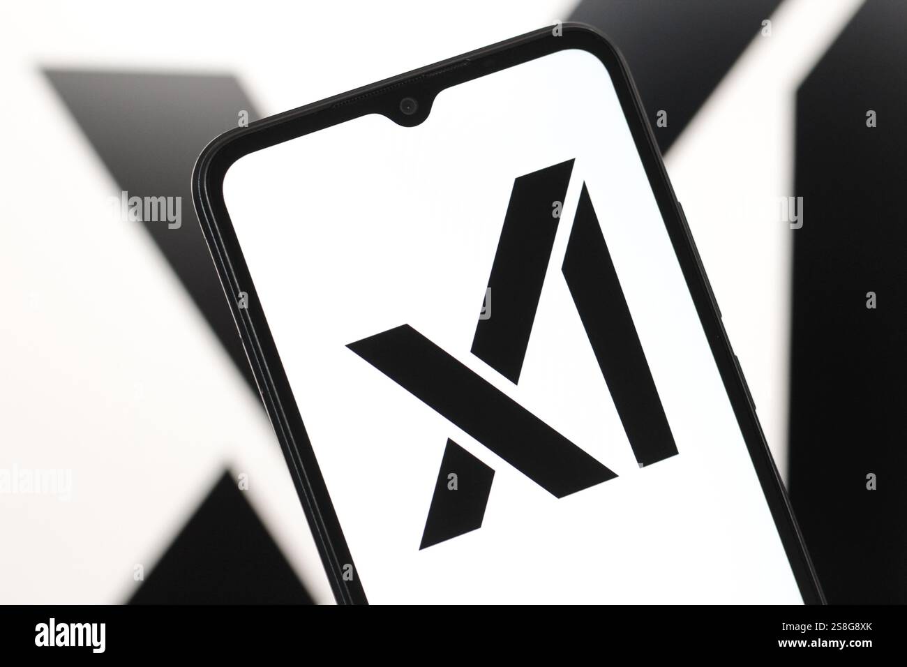 Canada. 22nd Jan, 2025. In this photo illustration, the xAI logo is ...