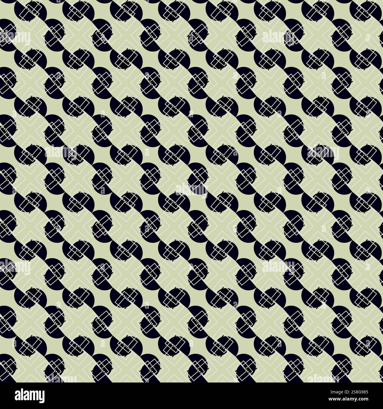 Textile motif seamless pattern. Abstract line shape geometric motif ...