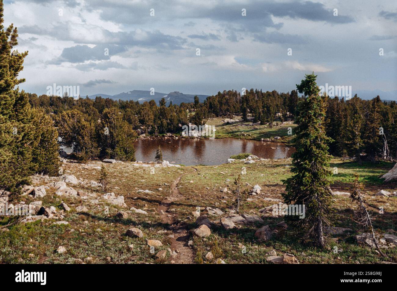 Montana Landscape Absaroka Beartooth Highway Mountain Alpine Lake Water ...