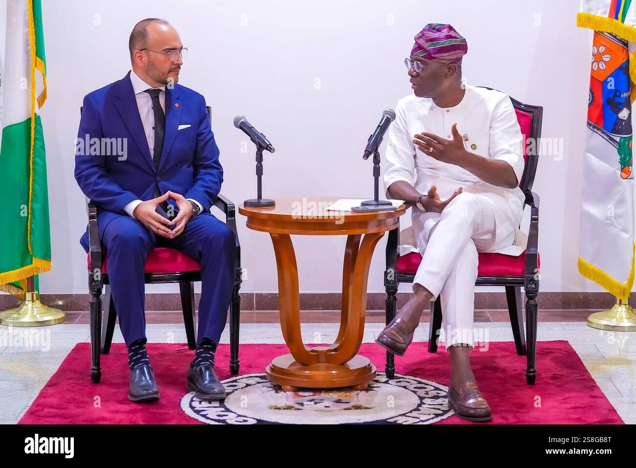 RECORD DATE NOT STATED LAGOS, NIGERIA - JANUARY 22: Deputy High Commissioner of Canada to ...