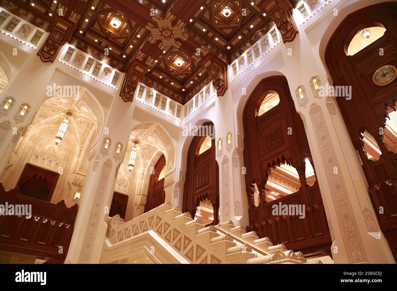 Interior Architecture in the Lobby of the Royal Opera House Muscat Oman ...