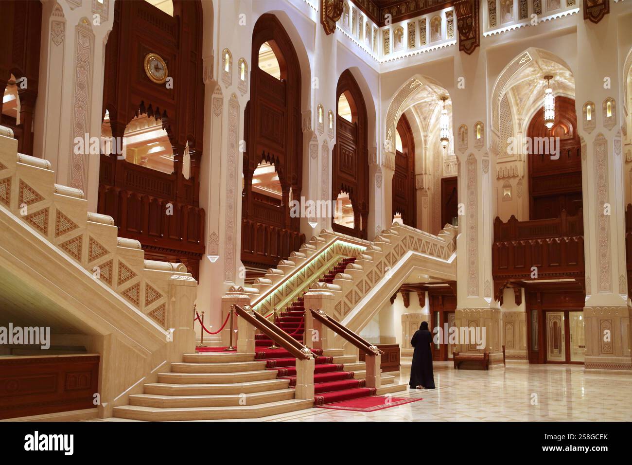 Interior Architecture the Grand Staircase in the Lobby of the Royal ...
