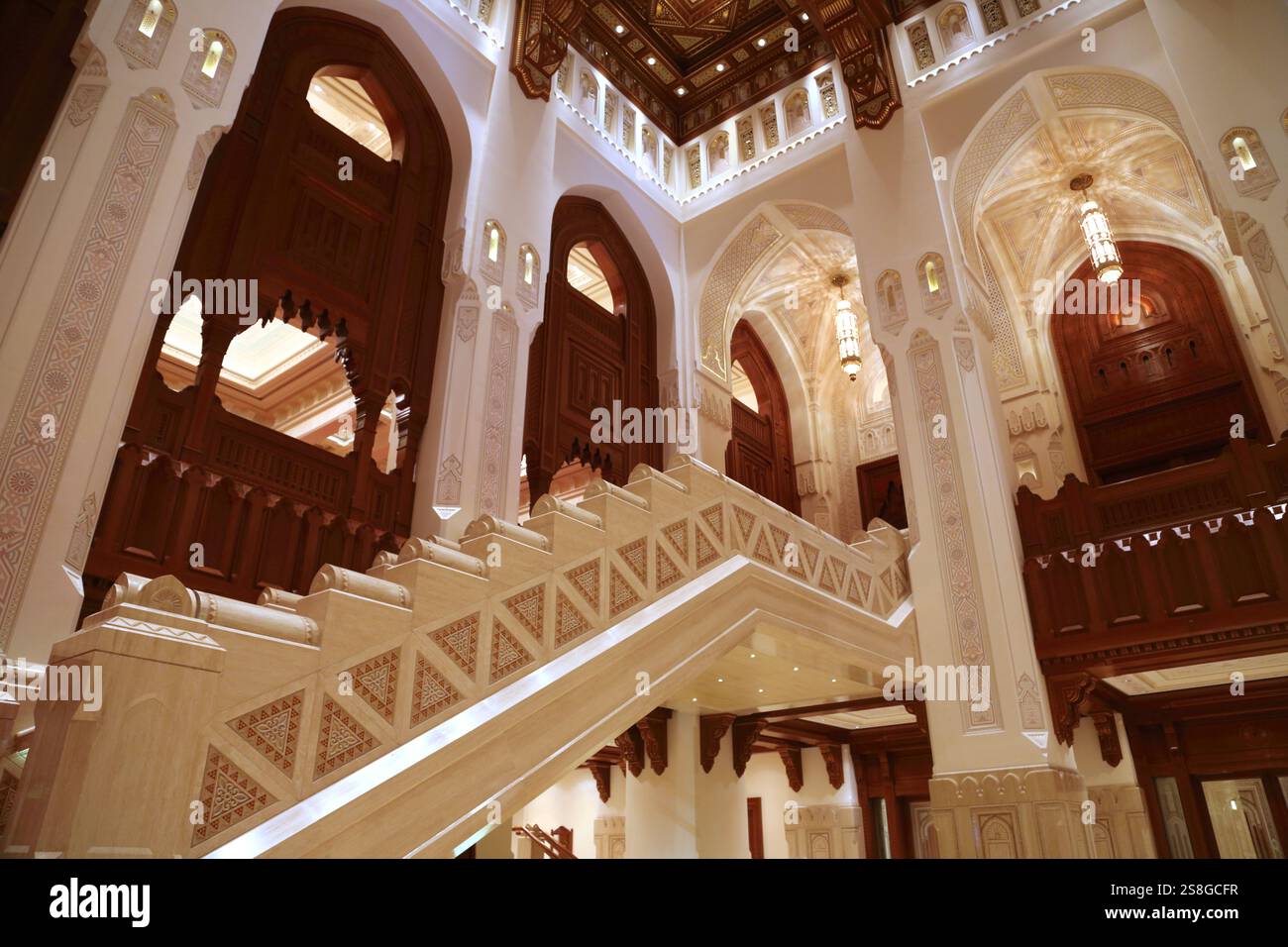 Interior Architecture in the Lobby of the Royal Opera House Muscat Oman ...