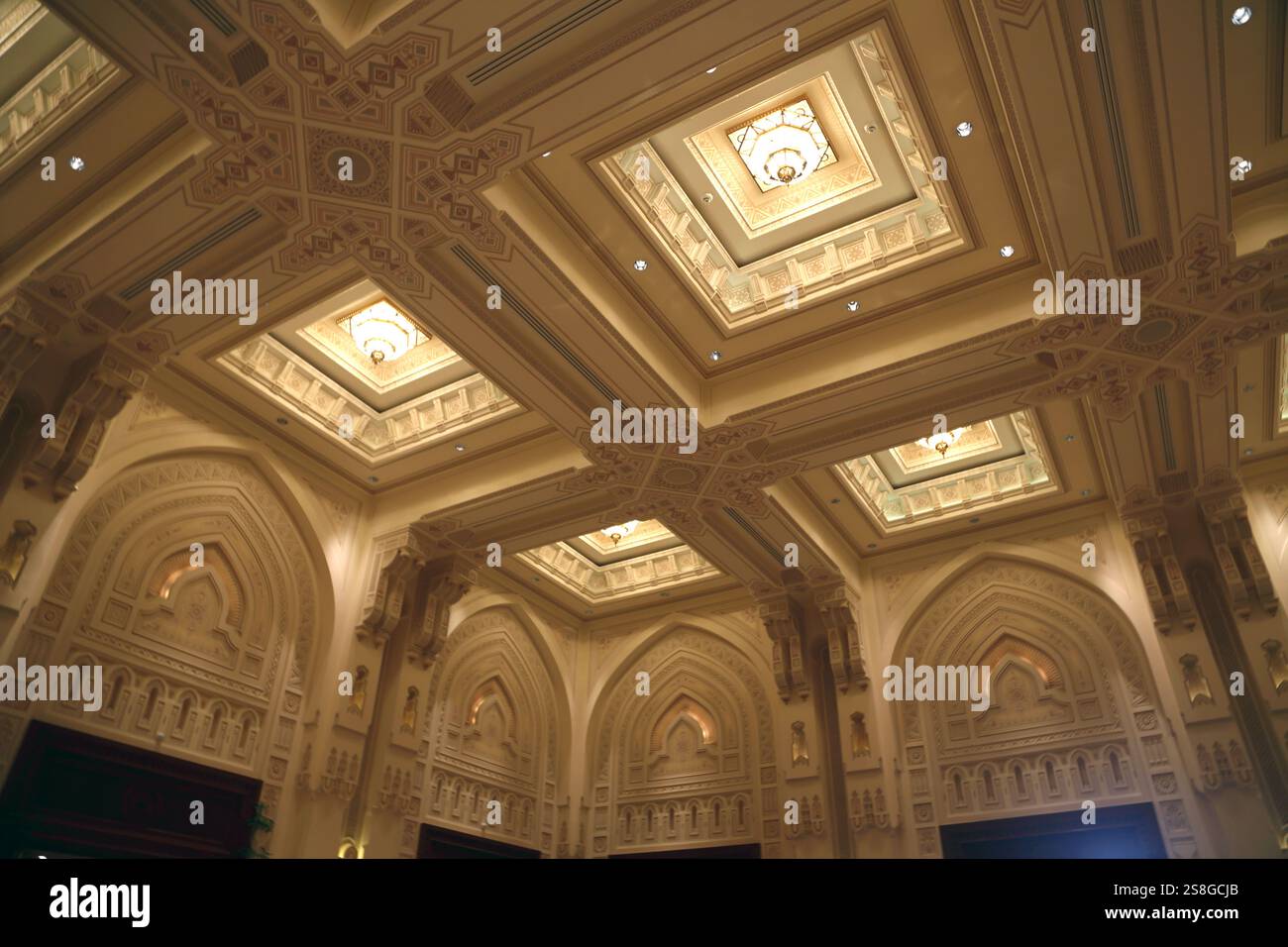 Ceiling Interior Architecture of the Royal Opera House Muscat Oman ...