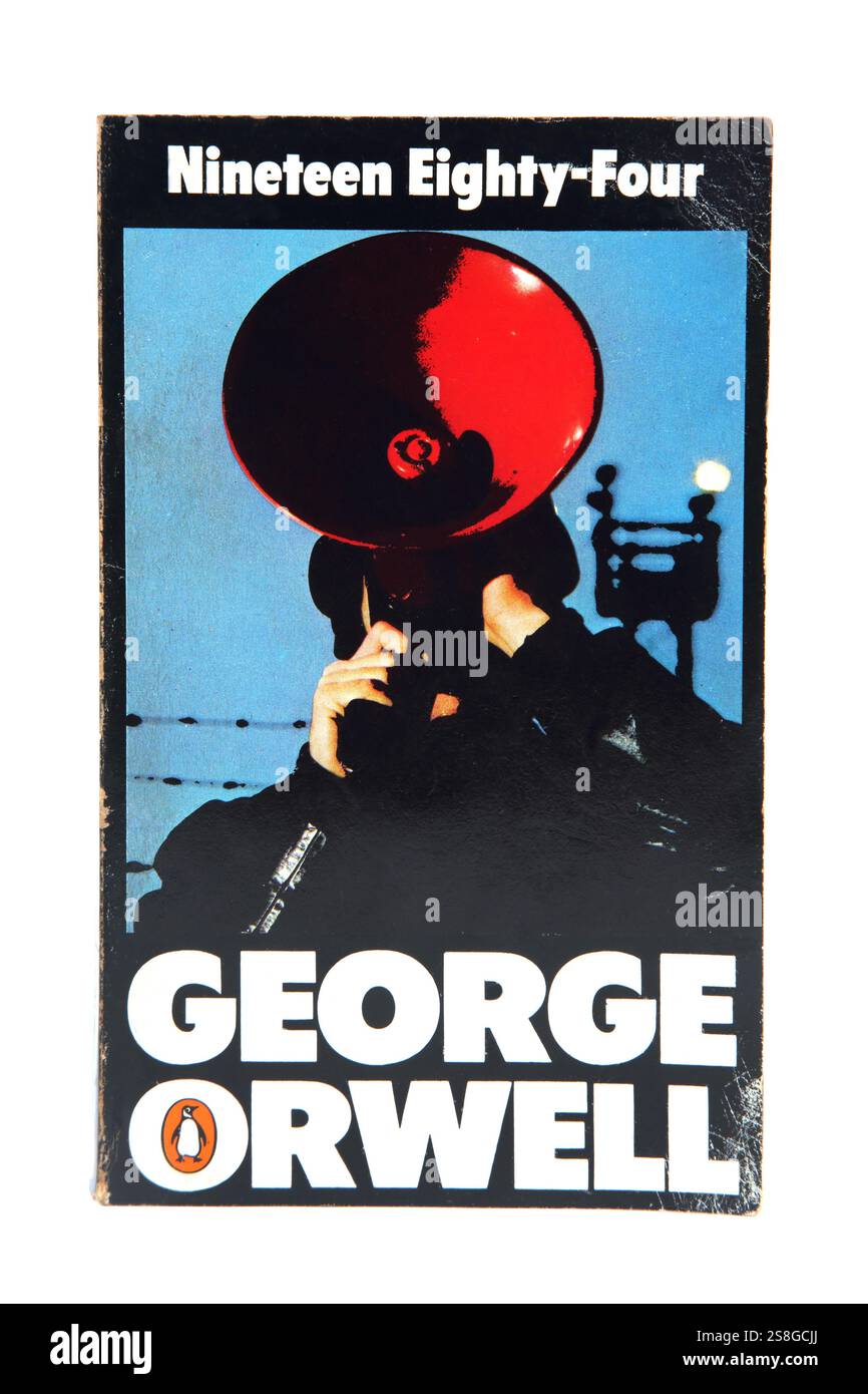 Paperback Nineteen Eighty-Four by George Orwell Stock Photo - Alamy