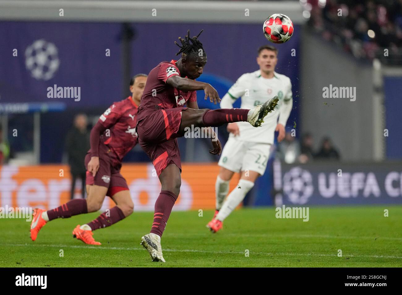 Leipzig's Amadou Haidara in action during the Champions League soccer ...