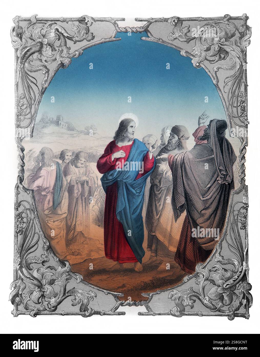 Jesus Christ in a Corn Field the Disciples started eating the Corn and ...