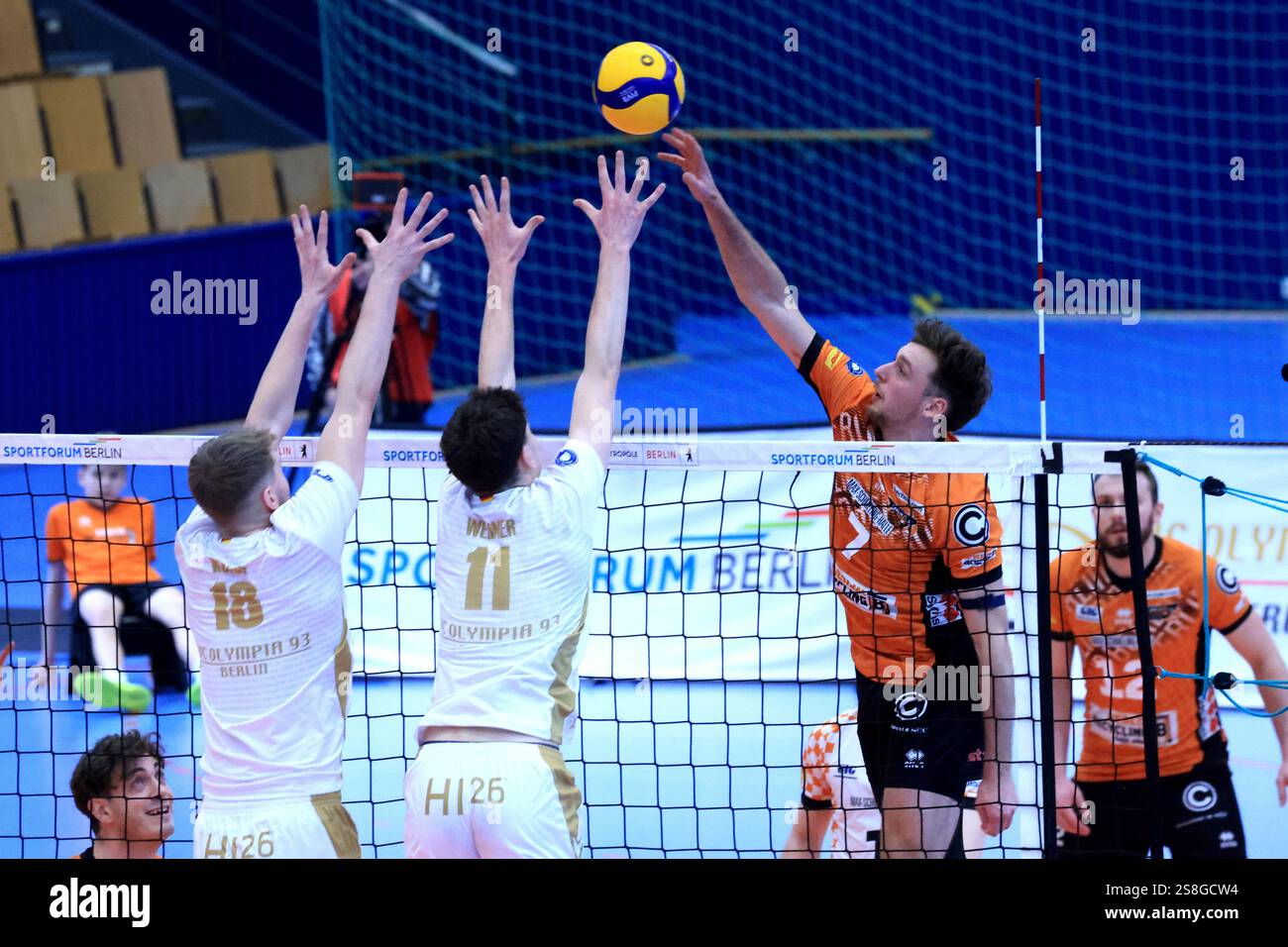 Berlin, Deutschland. 22nd Jan, 2025. 22.01.2025, Sportforum, Berlin ...