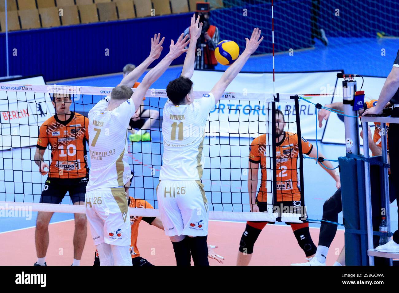 Berlin, Deutschland. 22nd Jan, 2025. 22.01.2025, Sportforum, Berlin ...