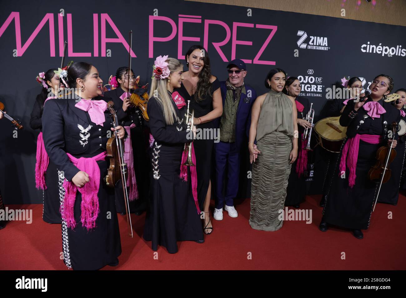 Mexico City, Mexico. 15th Jan, 2025. (L-R) Karla Sofía Gascon, Jacques ...