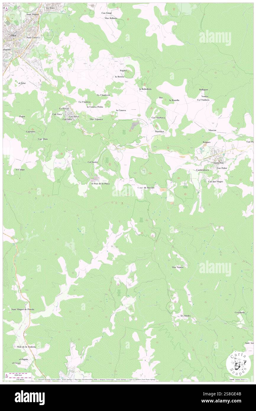 Volca del Torrent, Província de Girona, ES, Spain, Catalonia, N 42 8' 7 ...