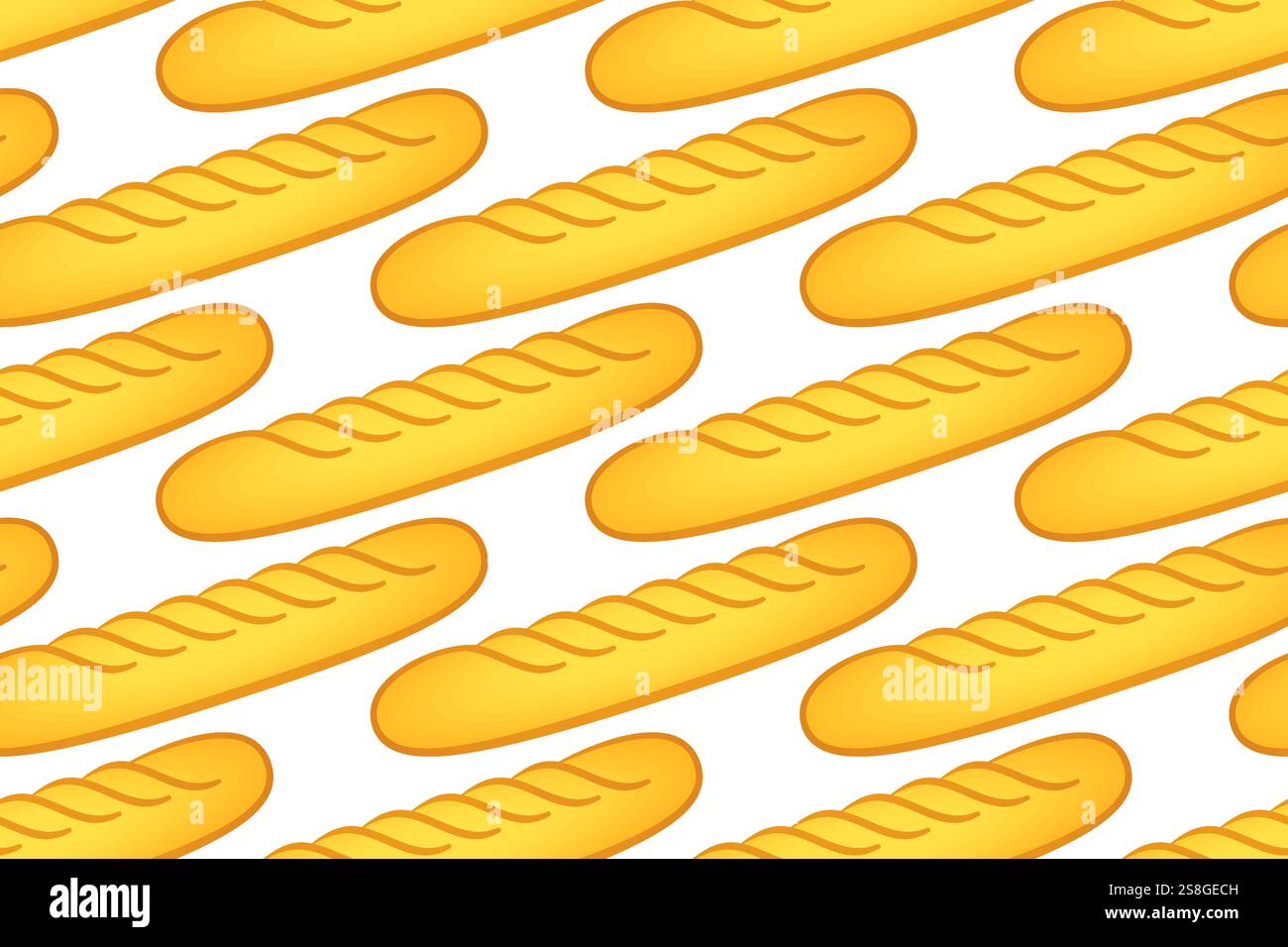 Seamless pattern of the classic baguettes Stock Vector Image & Art - Alamy