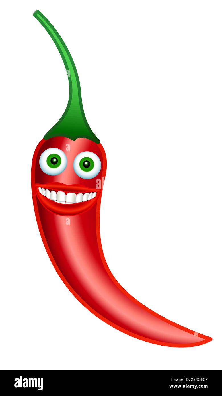 Chili smile Cut Out Stock Images & Pictures - Alamy