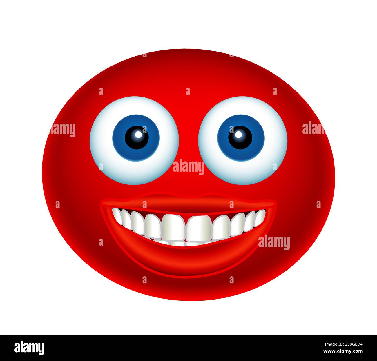 Illustration of an abstract smiling face Stock Vector Image & Art - Alamy