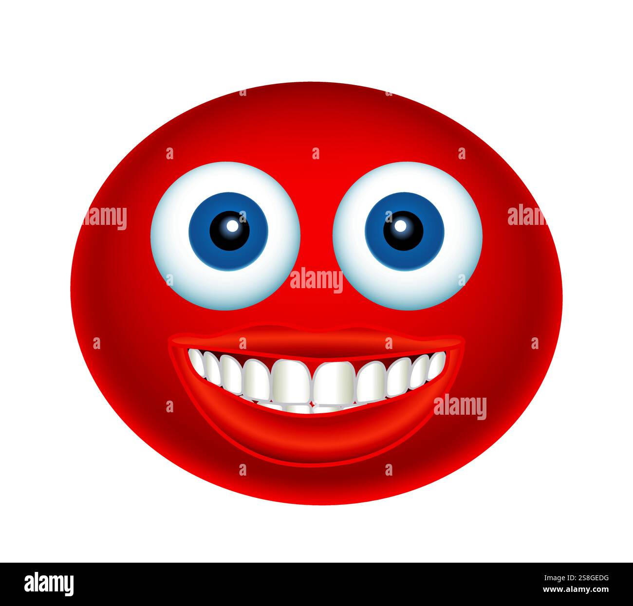Illustration of an abstract smiling face Stock Vector Image & Art - Alamy