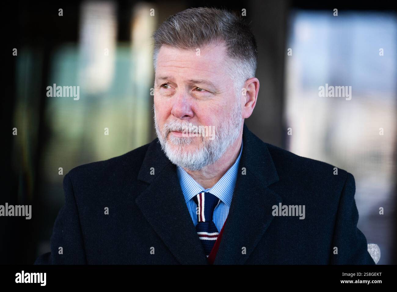 UNITED STATES - JANUARY 22: Rep. Rick Crawford, R-Ark., leaves a ...