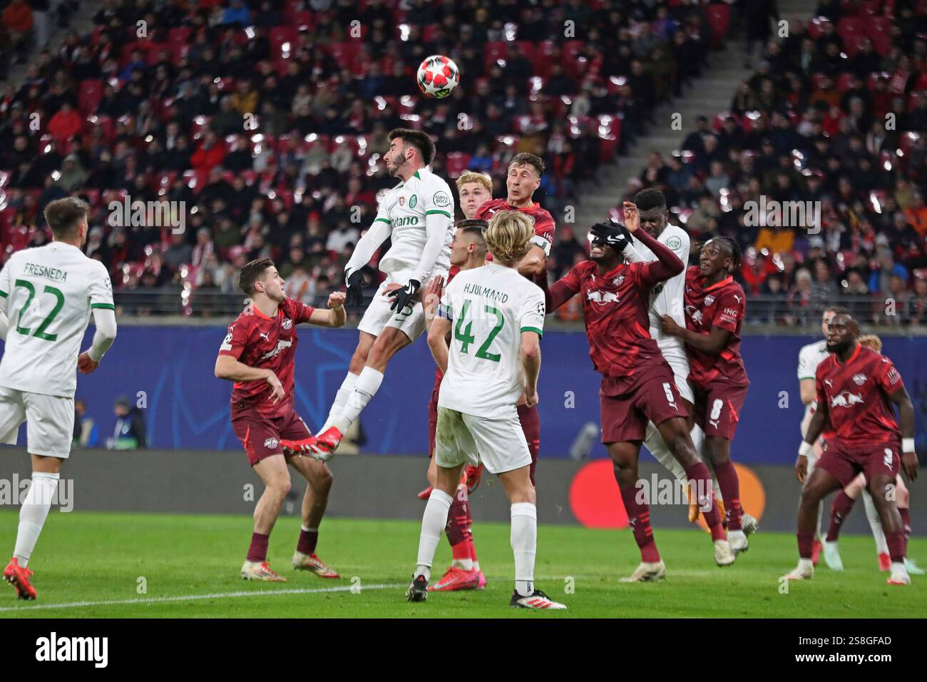 Leipzig, Deutschland. 22nd Jan, 2025. Goncalo Inacio (25, Sporting ...