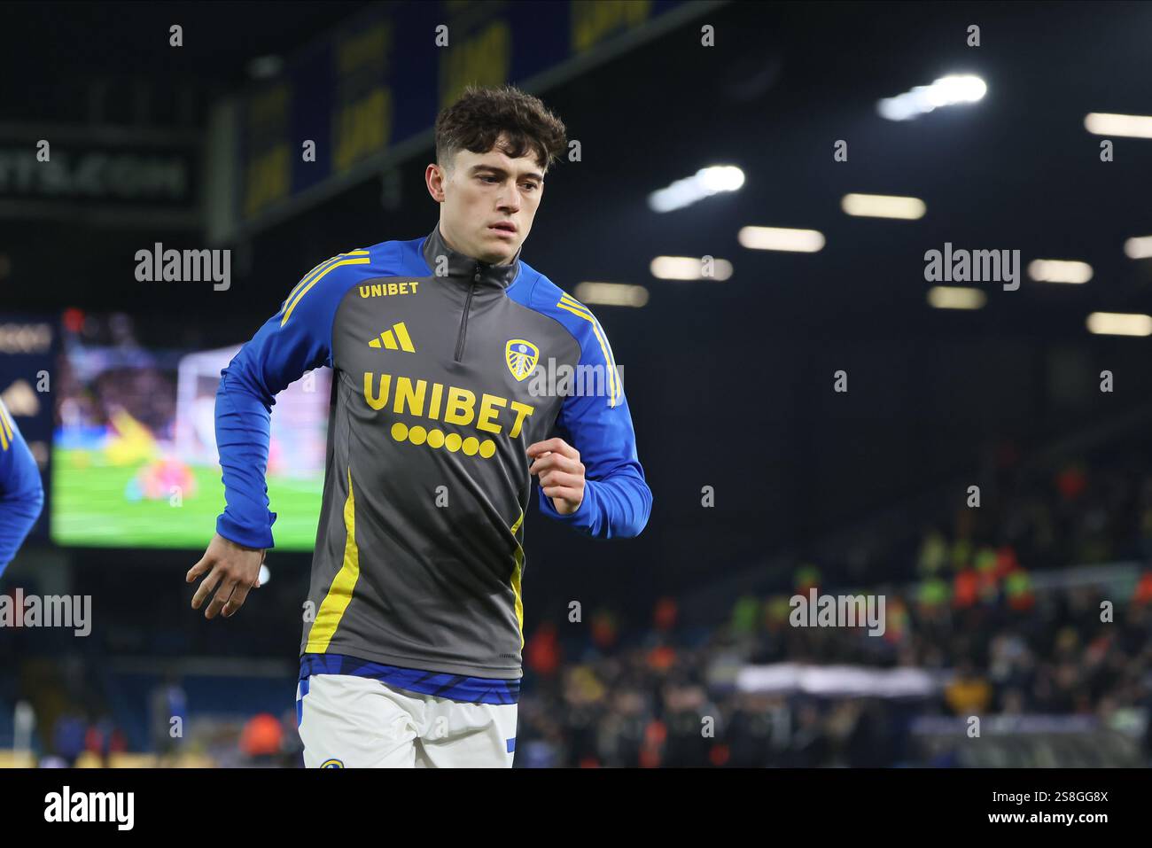 Daniel James (Leeds United) before the Sky Bet Championship match ...