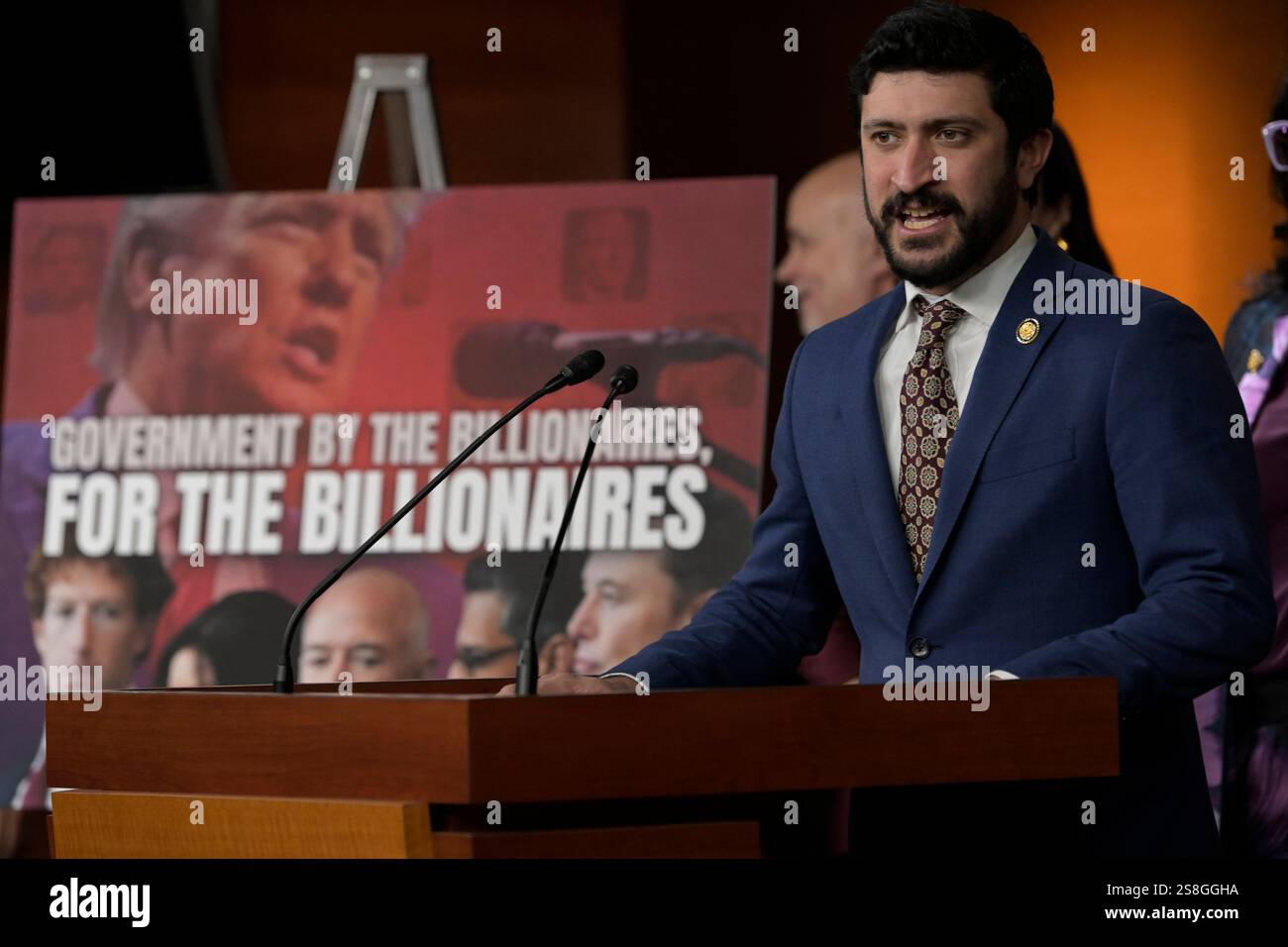 Washington, USA. 22nd Jan, 2025. Congressional Progressive Caucus Chair Greg Casar(D-TX ...